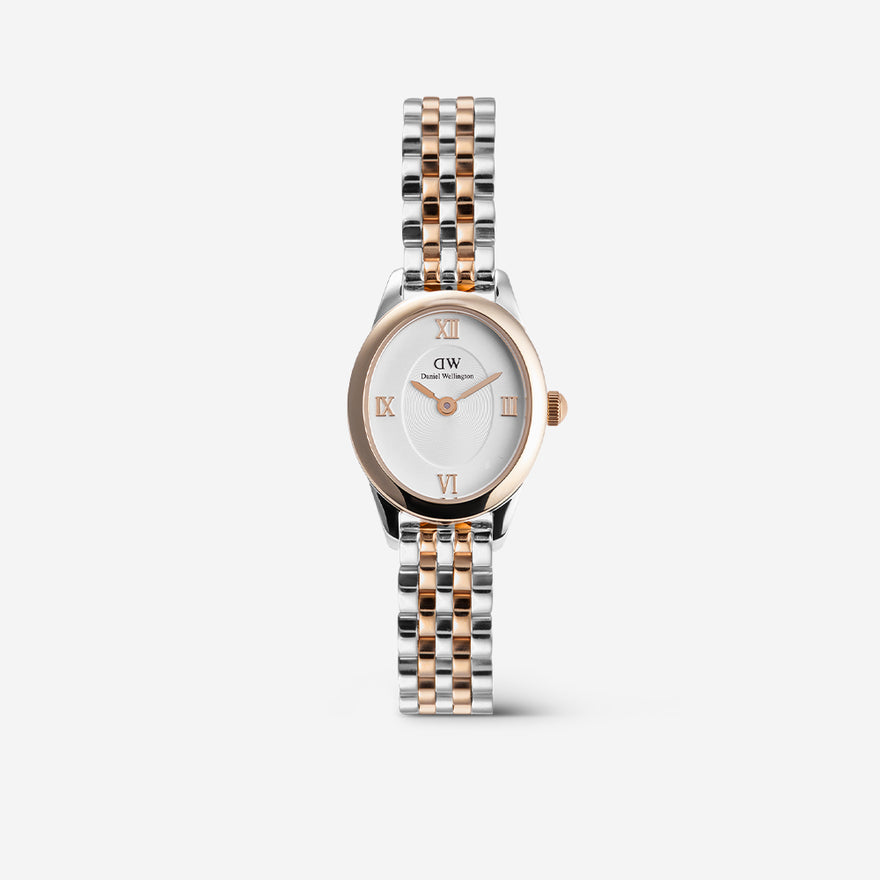 Quadro Pressed Evergold - Gold Watch with Mesh Band | DW