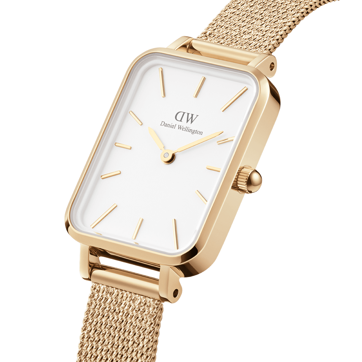 Quadro Pressed Evergold - Gold Women's Watch | DW