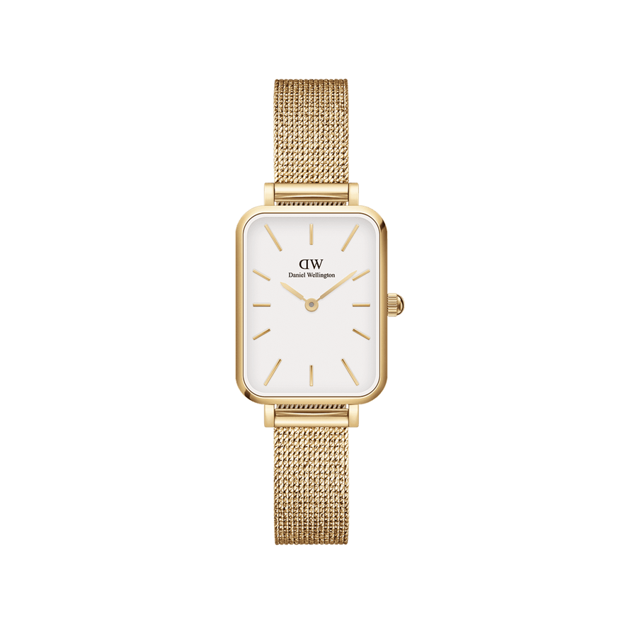 Quadro Pressed Evergold - Gold Women's Watch | DW