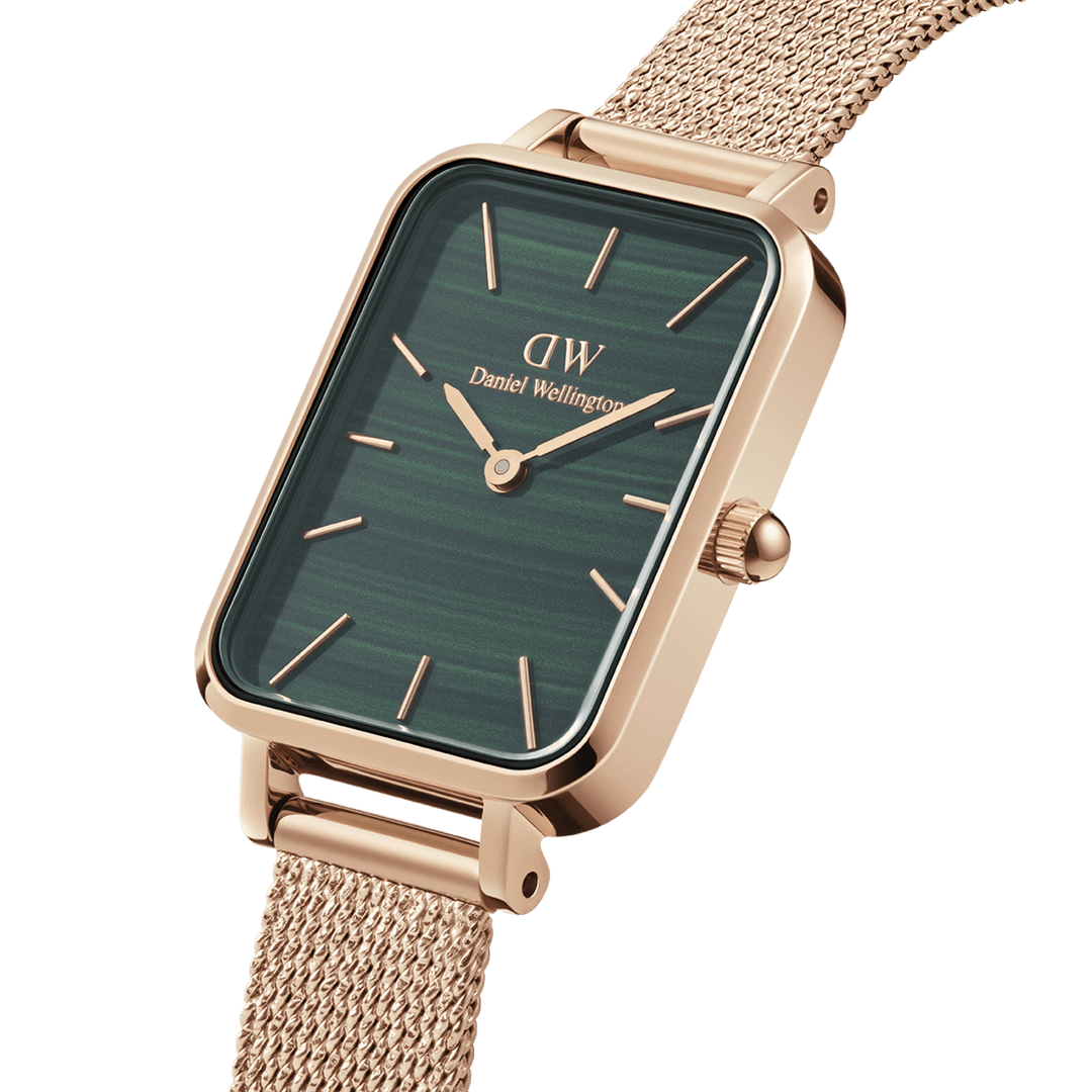 Quadro - Green square dial watch for women | DW