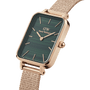 Quadro - Green square dial watch for women | DW