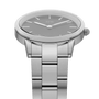 Iconic Link - Silver watch with Black dial 36mm | DW