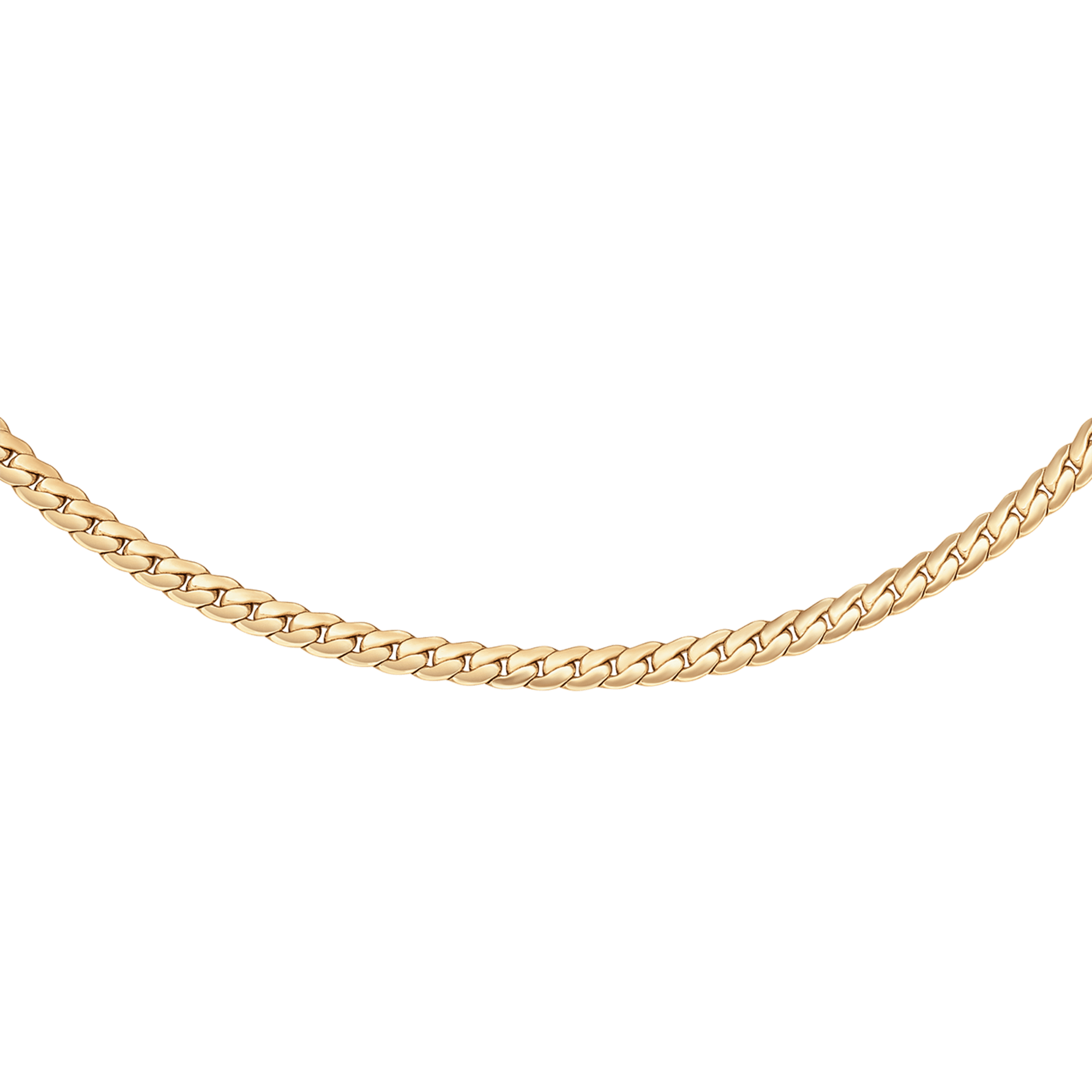Flat Chain Necklace G | DW