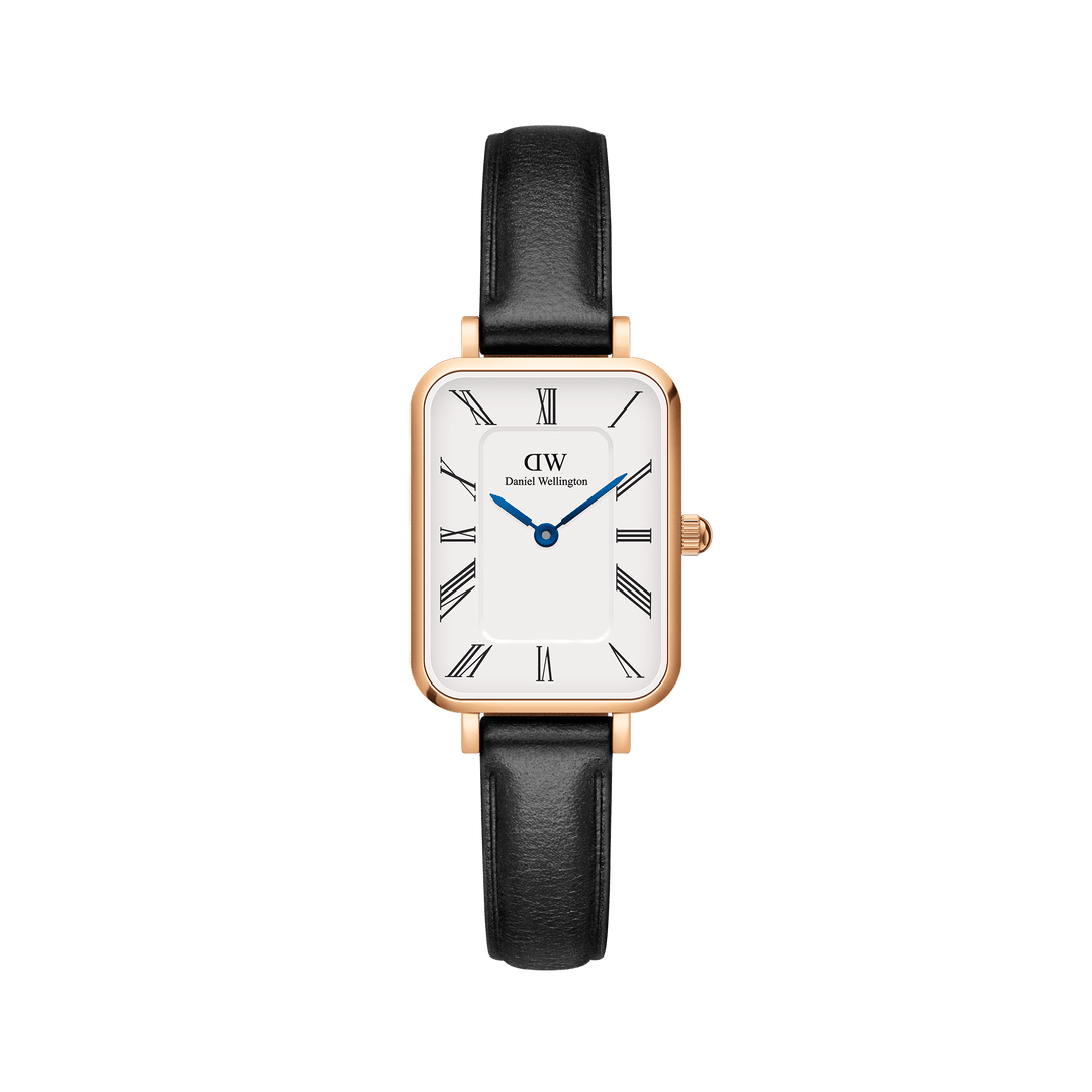 Quadro Roman Numerals Sheffield Rose Gold | DW