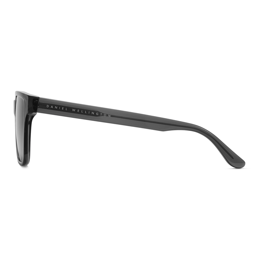Rectangular Bio-Acetate - Grey rectangular sunglasses | DW