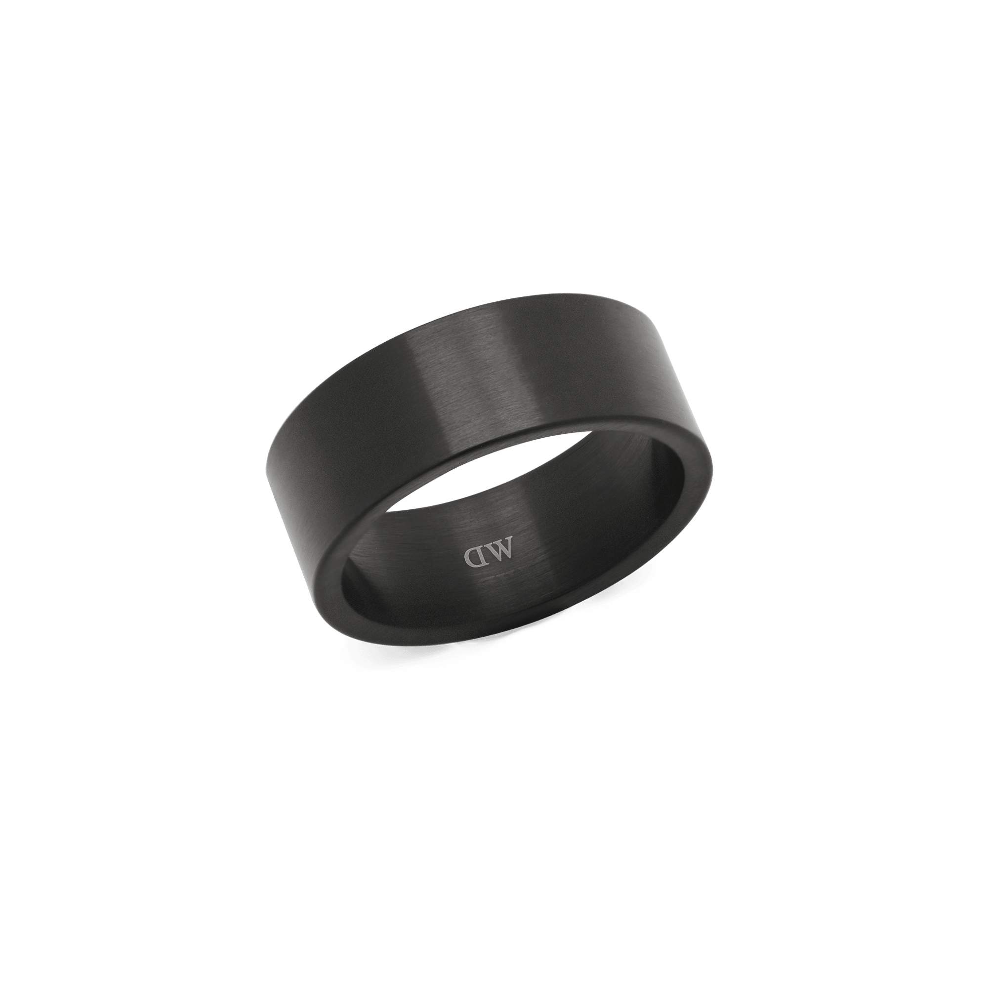 Line Ring Brushed Graphite 8mm