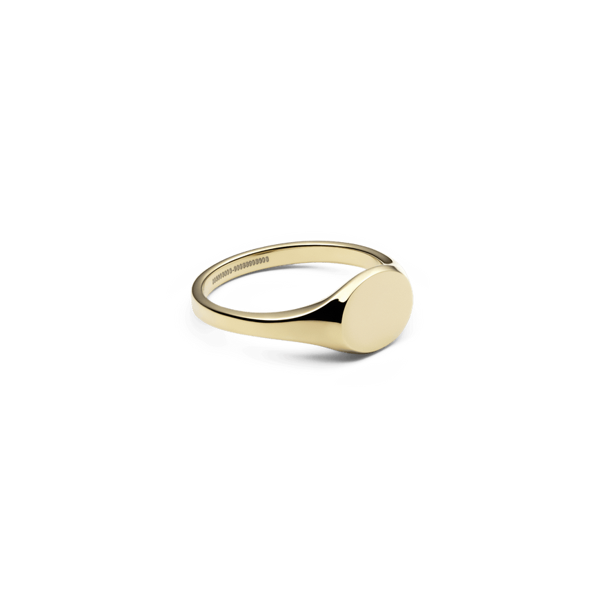 Classic Mini Signet Ring Gold | DW