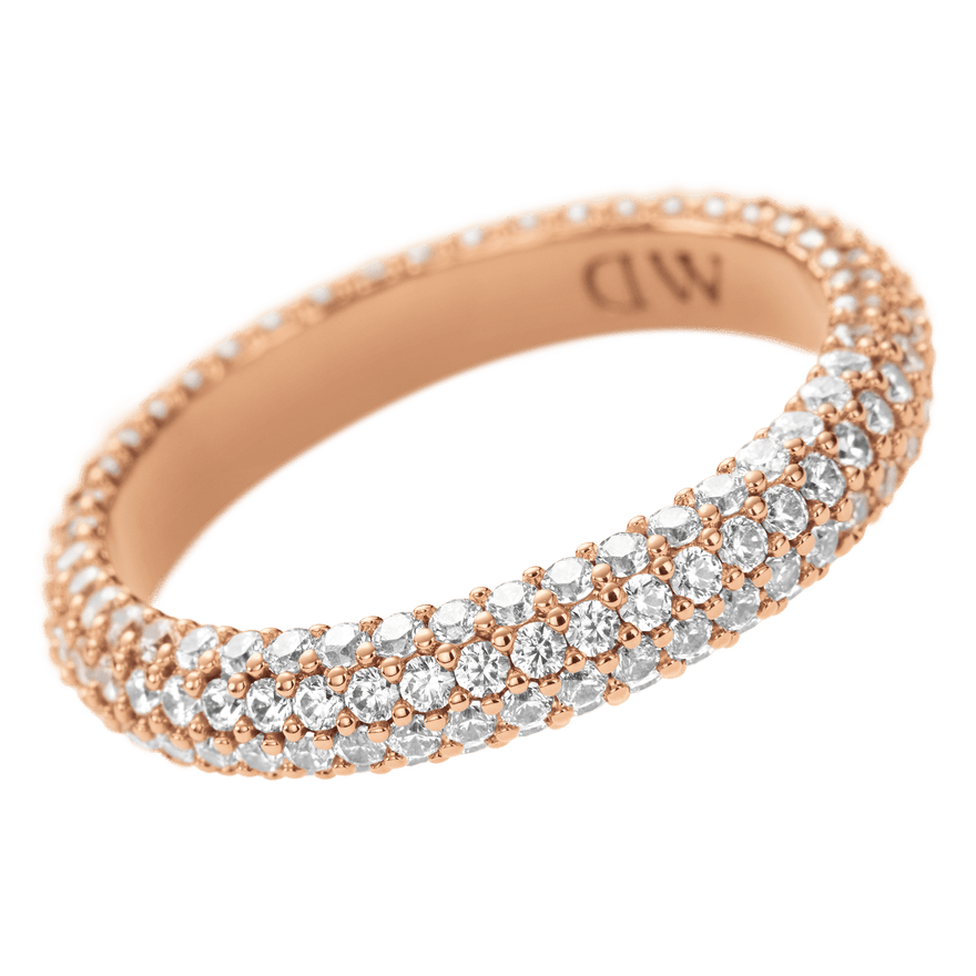 Pavé Crystal Ring Rose Gold | DW