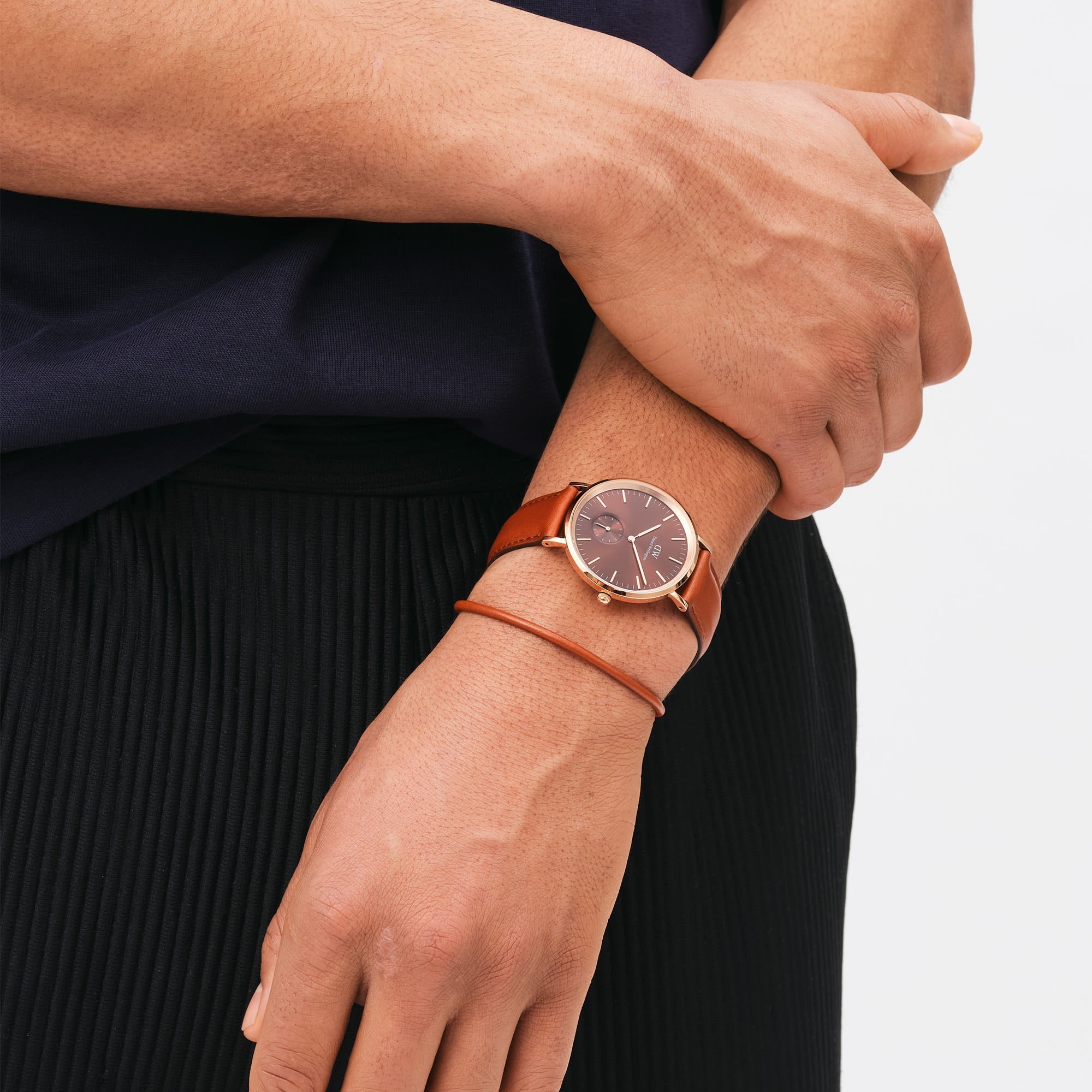 Classic Multi-Eye St Mawes Amber Rose Gold | DW